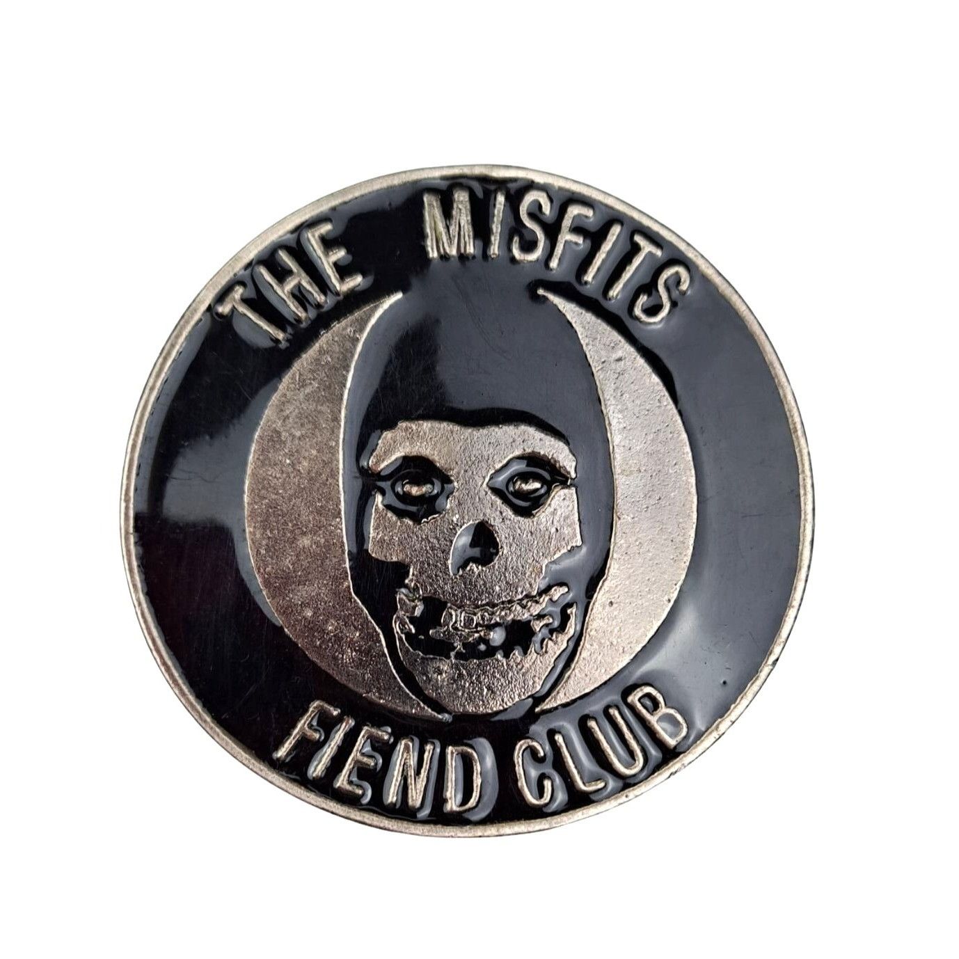 Misfits × Skulls × Vintage Vintage Misfits Fiend Club Metal Belt Buckle ...