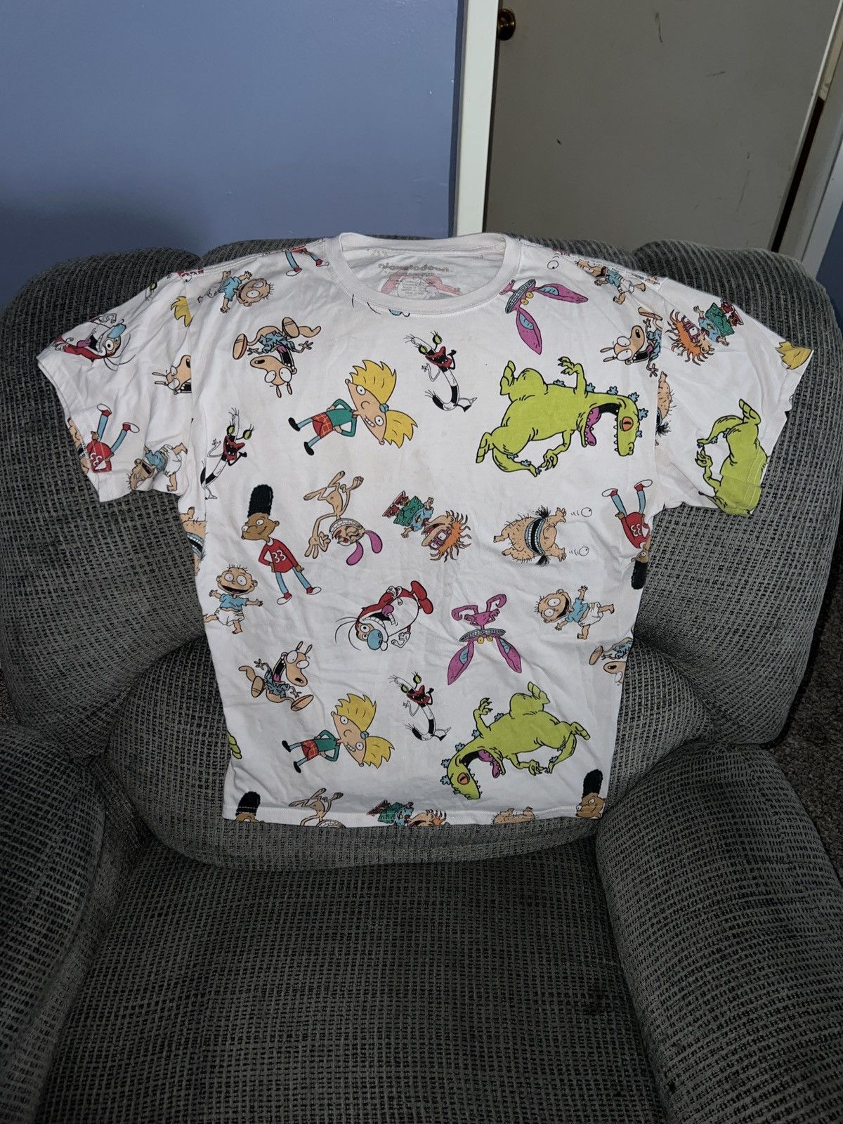 Nickelodeon × Print All Over Me × Streetwear Nickelodeon All-Over Tee ...