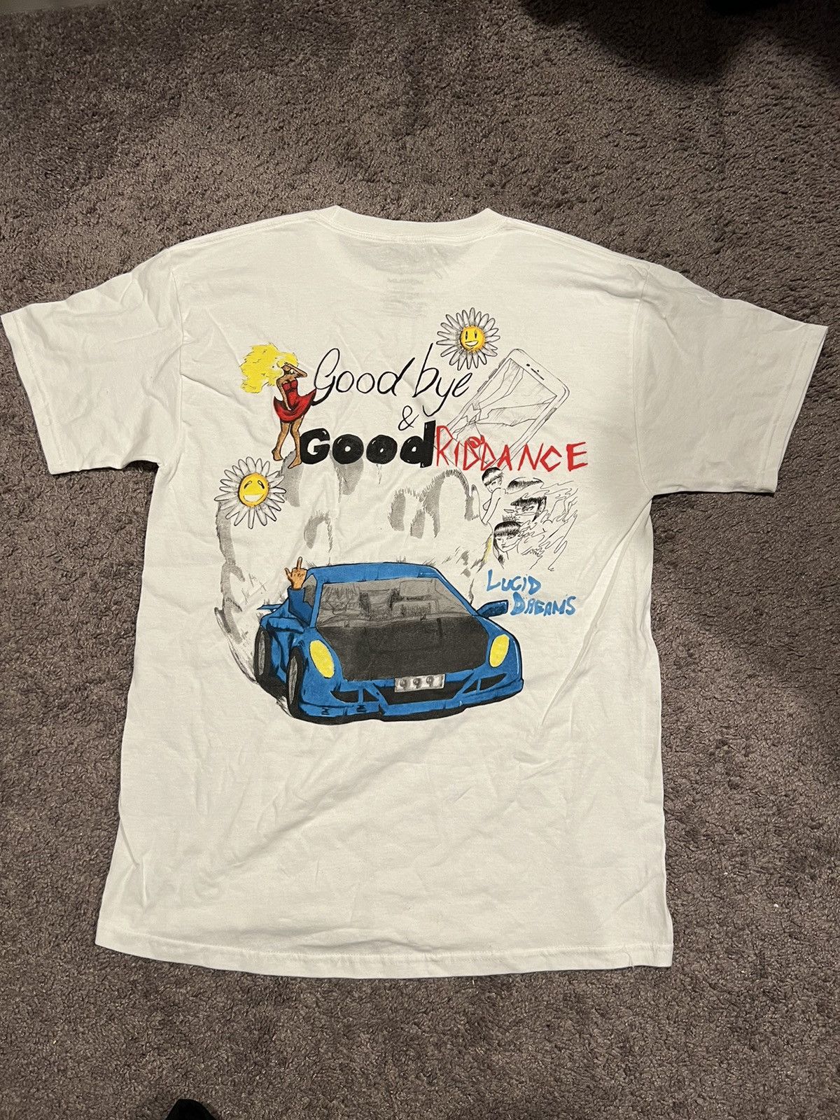 Pacsun Juice Wrld Tee Goodbye & Good Riddance | Grailed