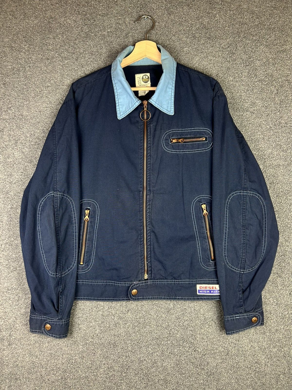 Diesel × Streetwear × Vintage Vintage Diesel 700 High Fidelity Jacket ...