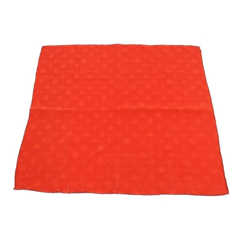 Chrome Hearts Chrome Hearts Multi-Logo Red Scarf | Grailed