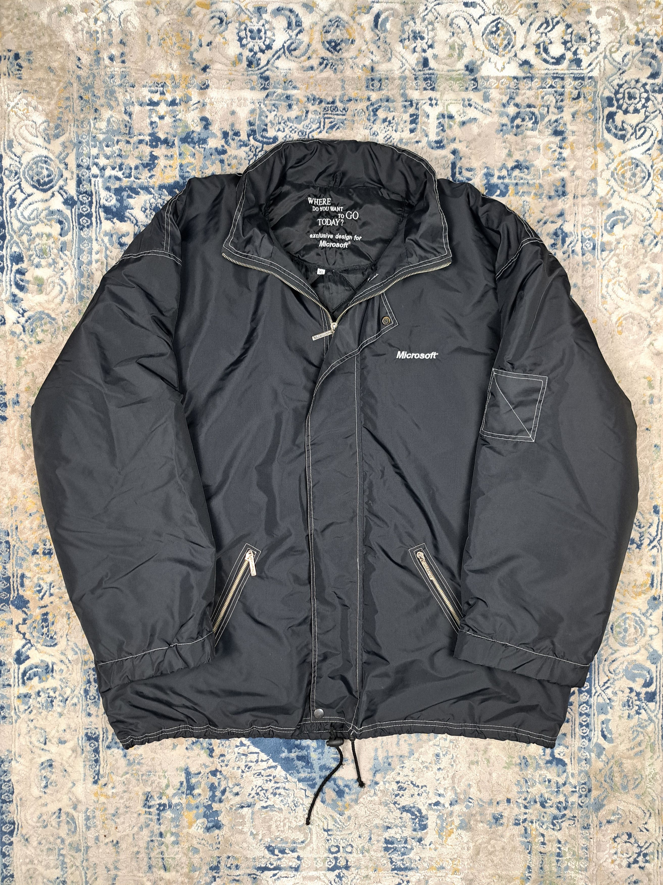 Microsoft × Vintage Vintage 90s Exclusive Design For Microsoft Jacket ...