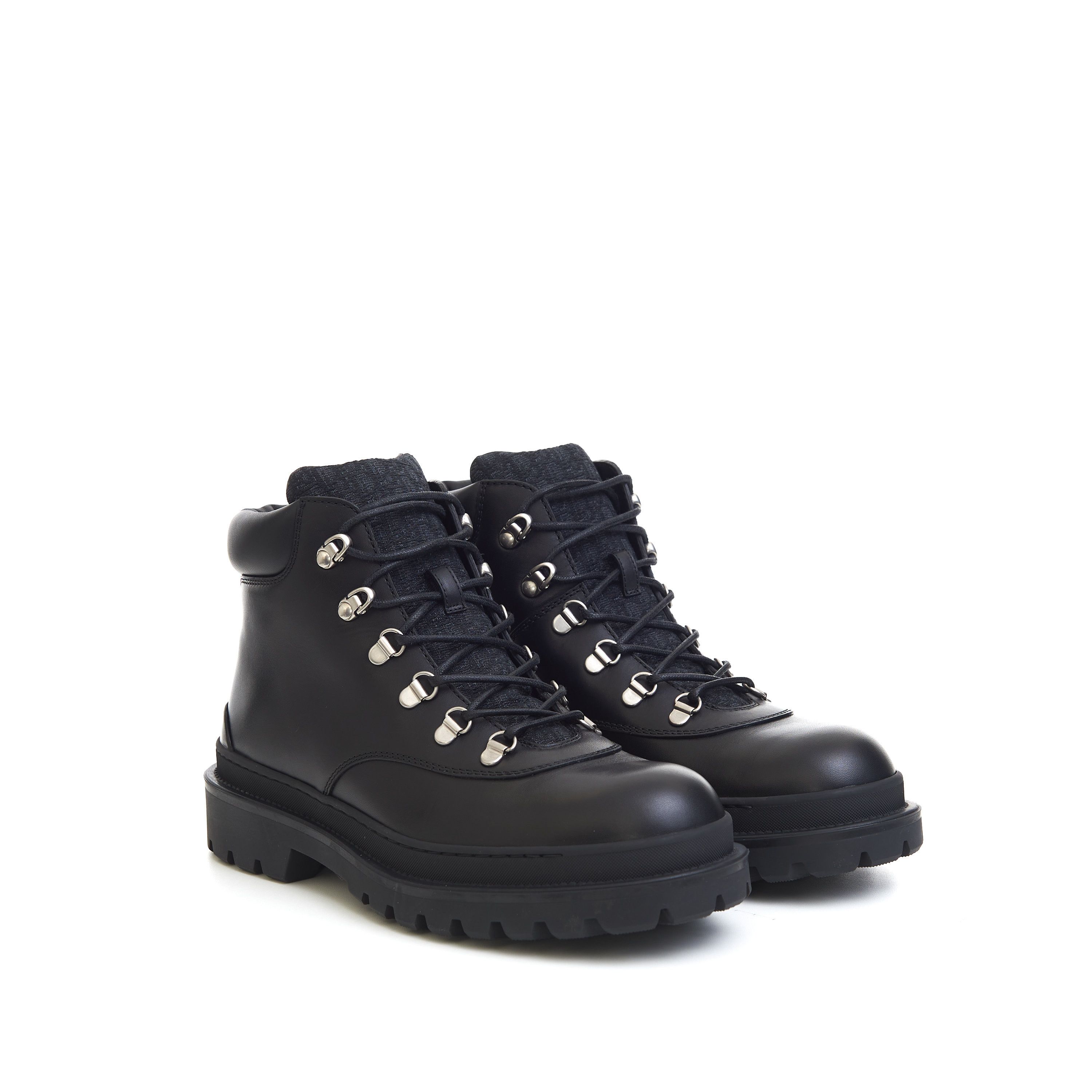 Dior Explorer Hiking Boots In Black Smooth Calfskin | Grailed