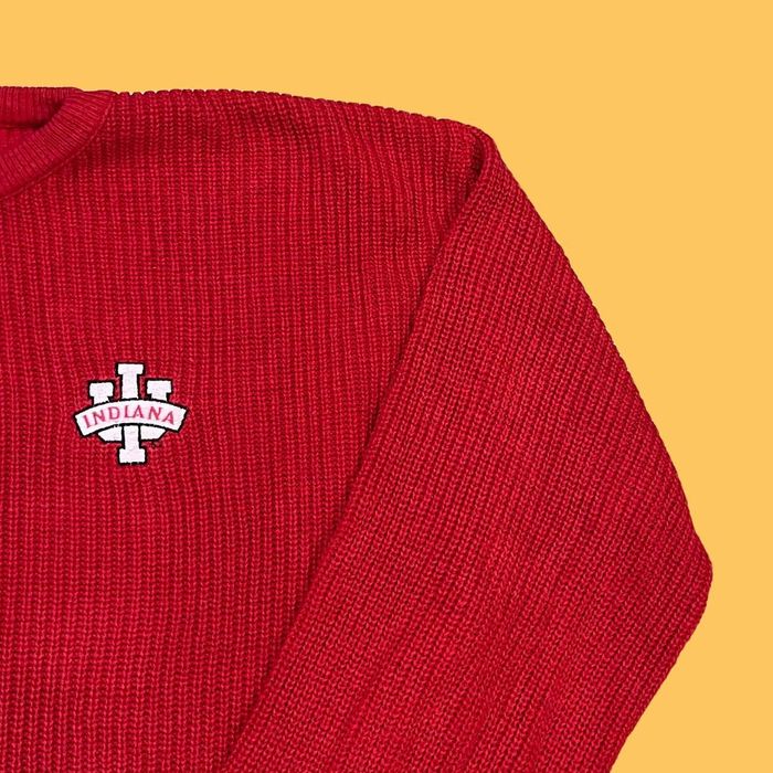 Vintage Vintage 90s University of Indiana Knit Sweater | Grailed