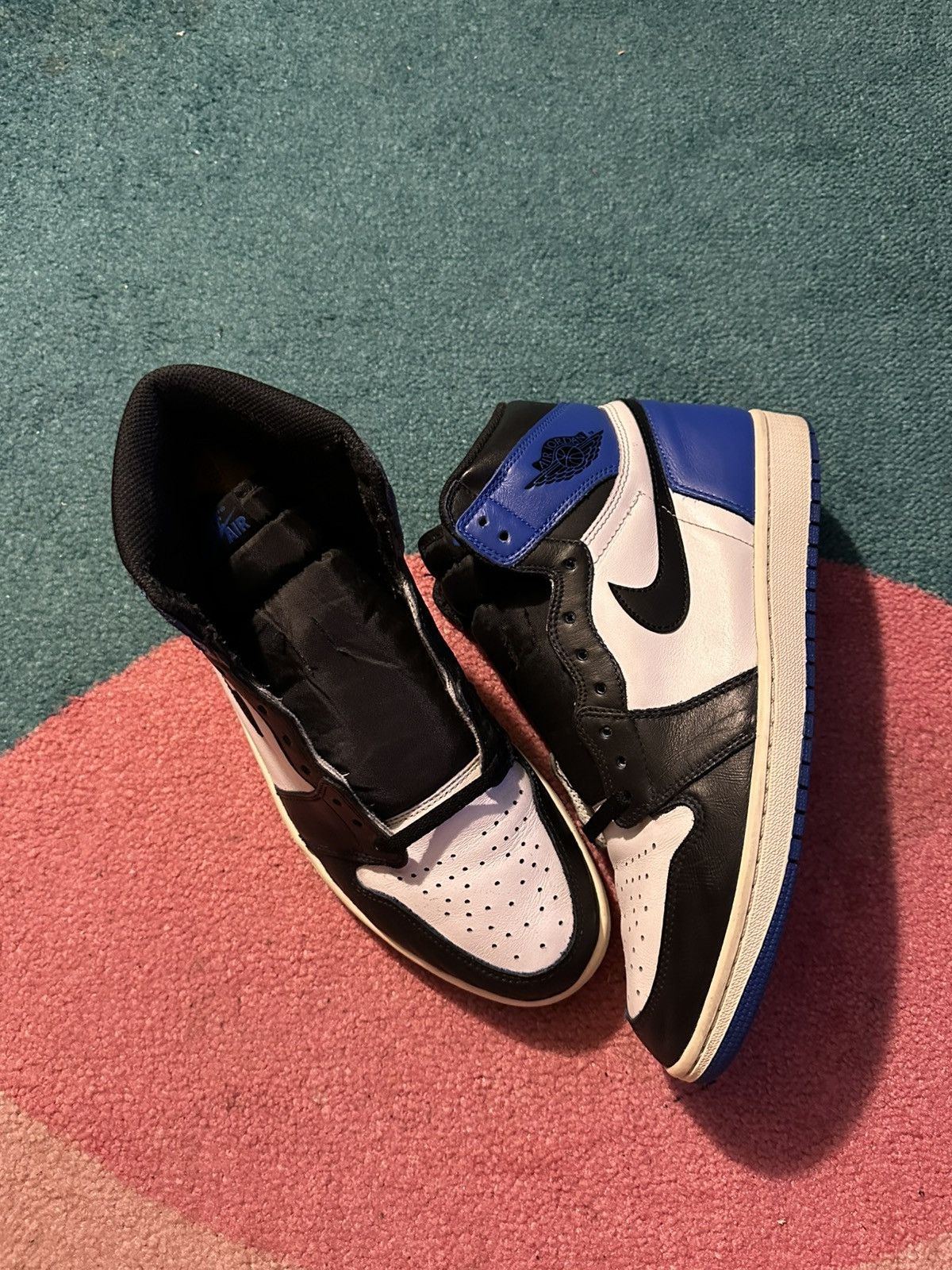 Jordan Brand Air Jordan 1 Retro High Game Royal Fragment Custom | Grailed