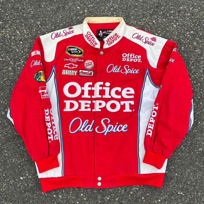 Vintage Vintage old spice chase authentic nascar racing jacket | Grailed