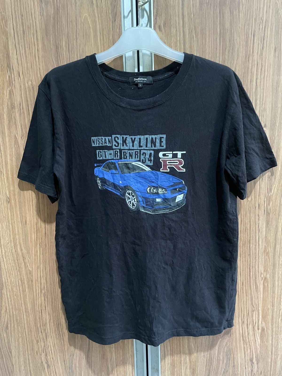 Japanese Brand × Racing DOUBLEFOCUS X NISSAN SKYLINE GTR T-SHIRT | Grailed