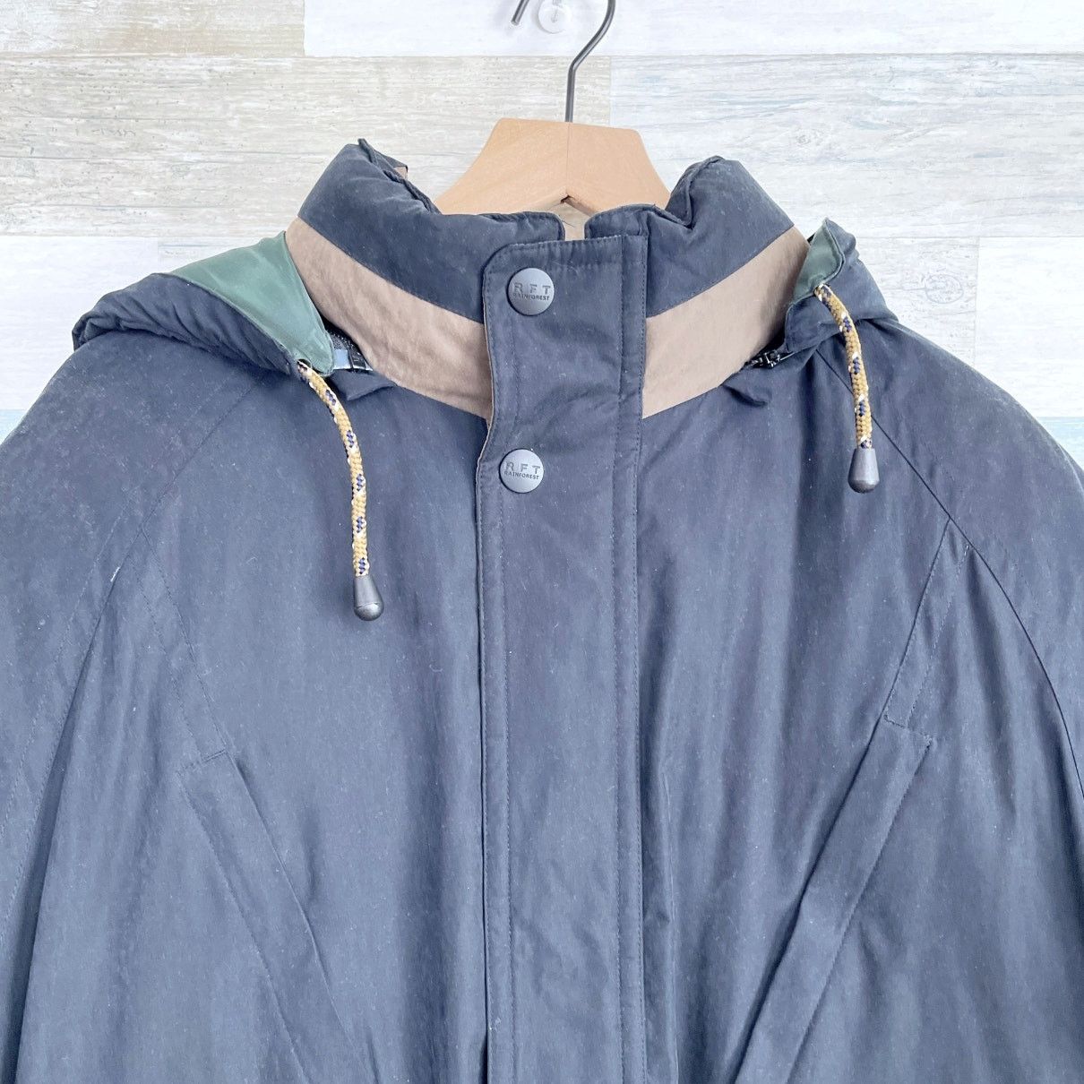 Rainforest RFT Rainforest Heavy Goose Down Puffer Jacket Black Mens M ...
