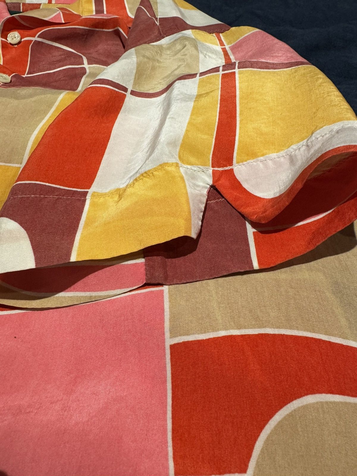 Streetwear × Vintage Equilibrio Camp Collar Shirt Earth Cigar Sopranos ...