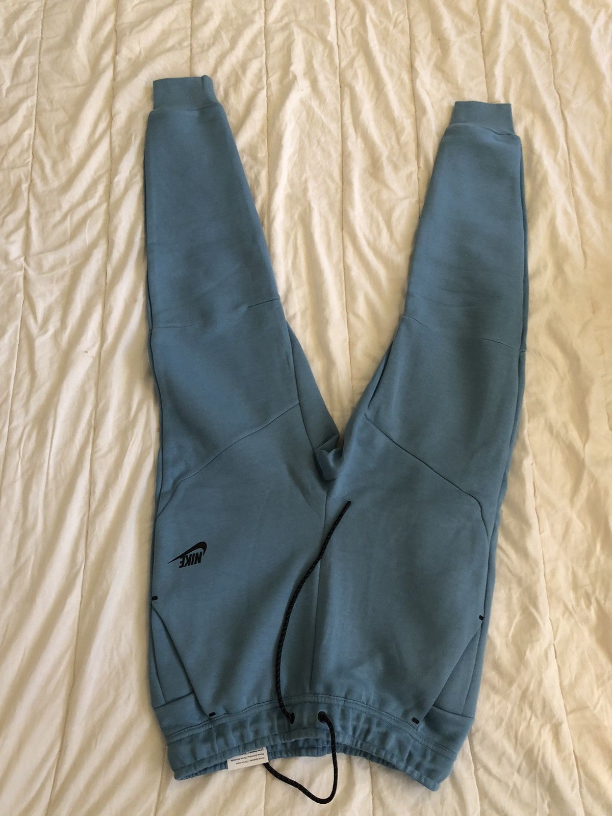 Nike *Very Rare* Baby blue tech fleece joggers | Grailed