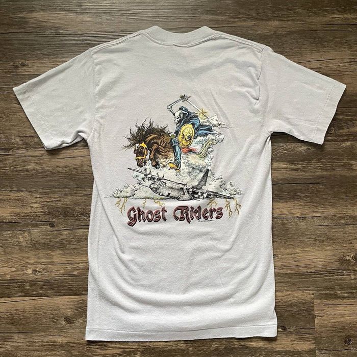 Vintage Vintage 1984 Ghost Riders AC-130 Spectre Gunship T-Shirt XS ...
