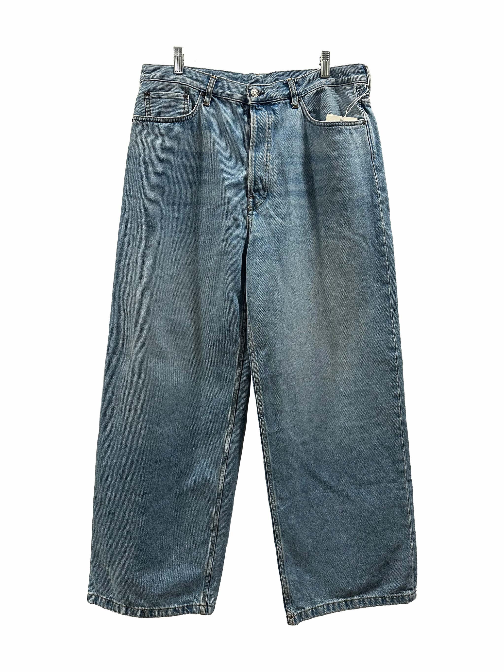 Acne Studios × Cos Cos Dusty Blue Volume Jeans Size 31 | Grailed