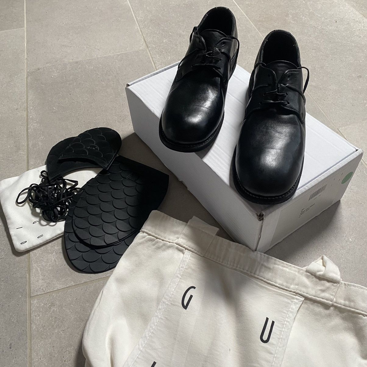 Guidi Guidi 992 Horse Full Grain Leather Derby | Grailed
