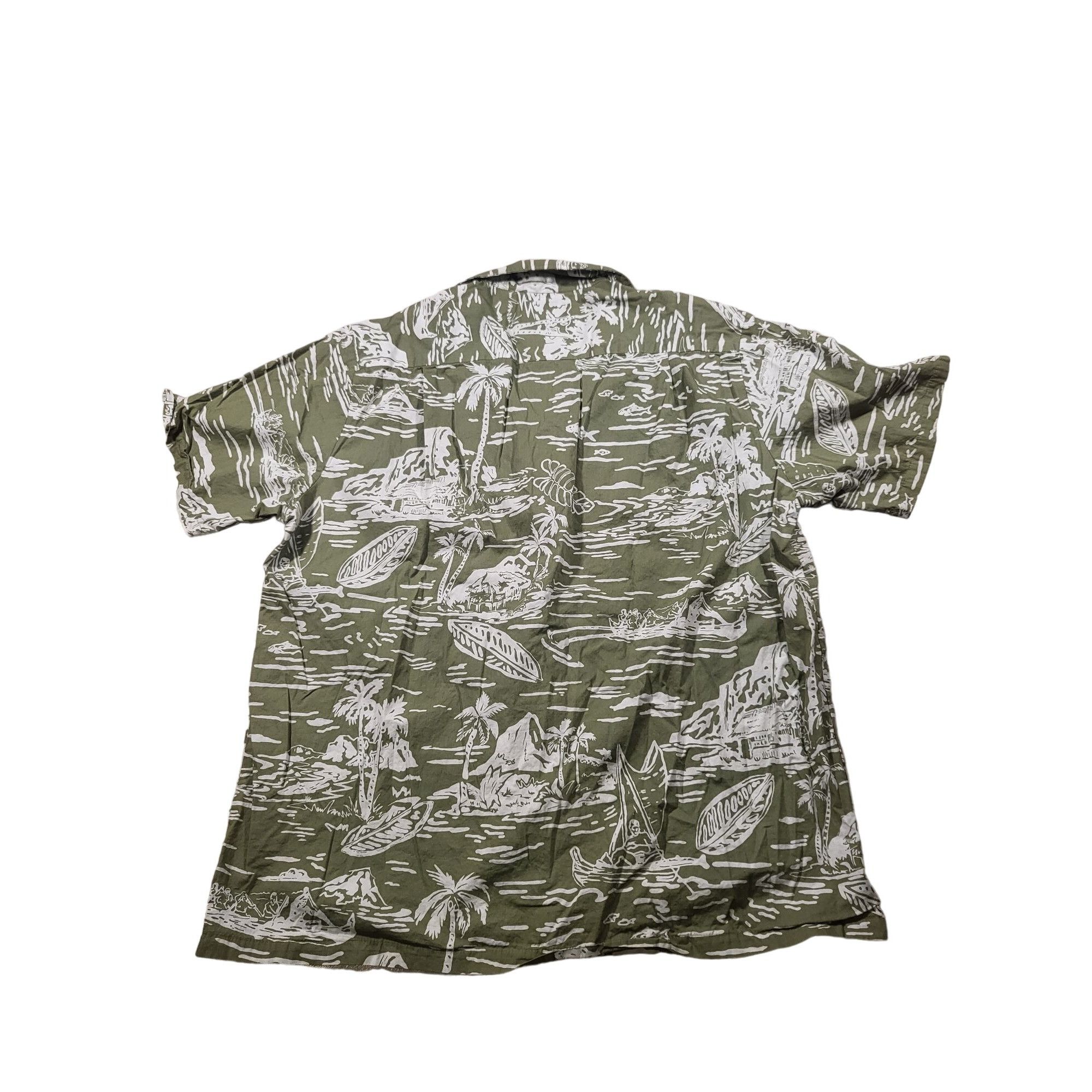 Hawaiian Shirt RJC Button Up Shirt Men Sz XL Made In Hawaii Floral ...