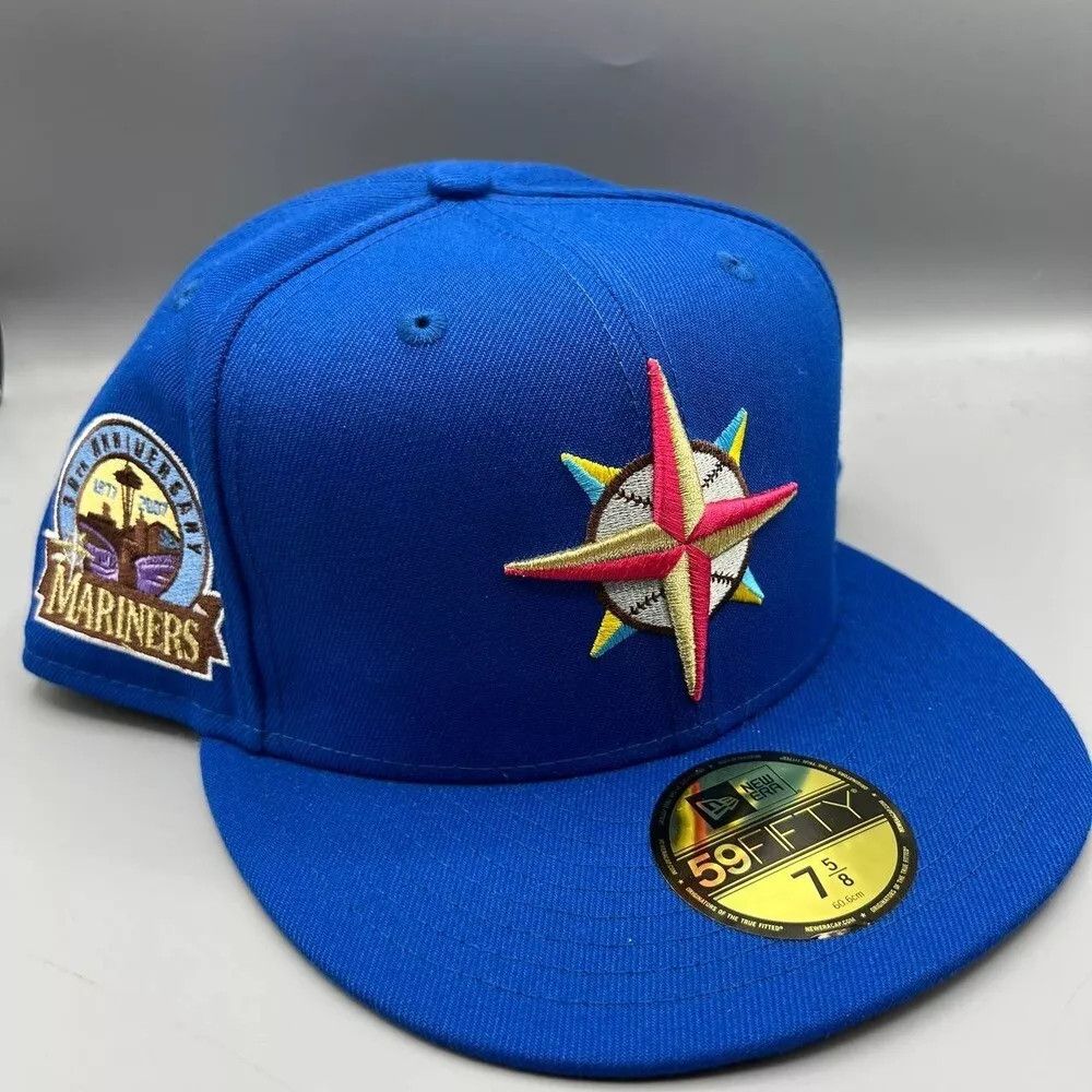 New Era Seattle Mariners Hat Men 7 5/8 59Fifty New Era Fitted Cap | Grailed