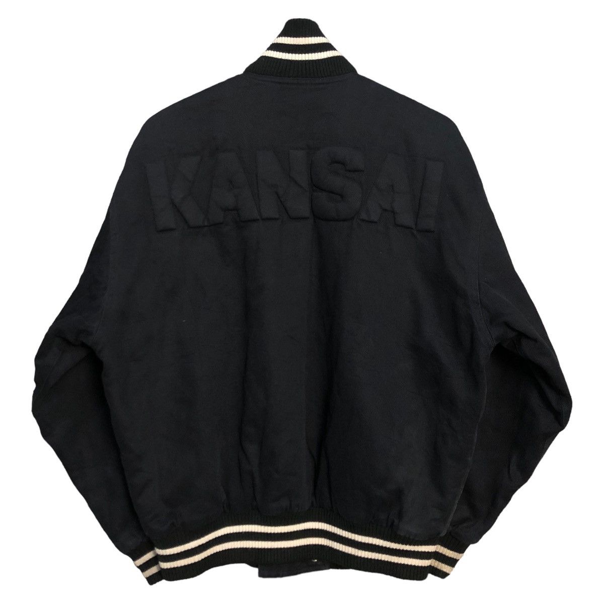 Japanese Brand × Kansai Yamamoto × Vintage Kansai O2 Varsity Jacket Big ...