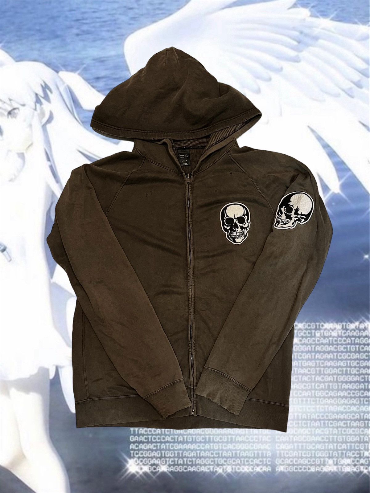 Number (N)ine SS04 Number Nine Double Skull Zip Up | Grailed