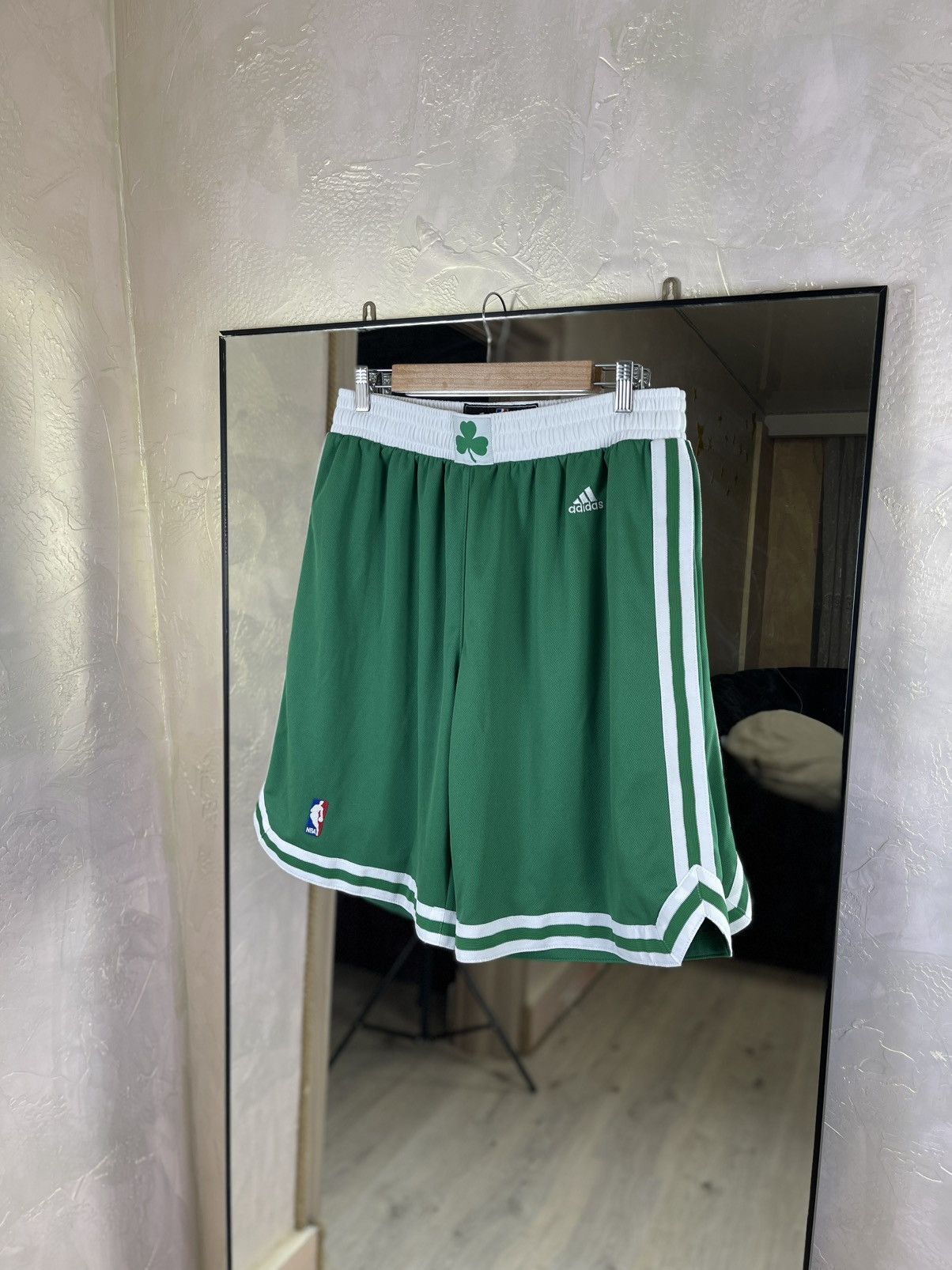 Adidas NBA Adidas Boston Celtics Authentic Shamrock Mesh Shorts | Grailed