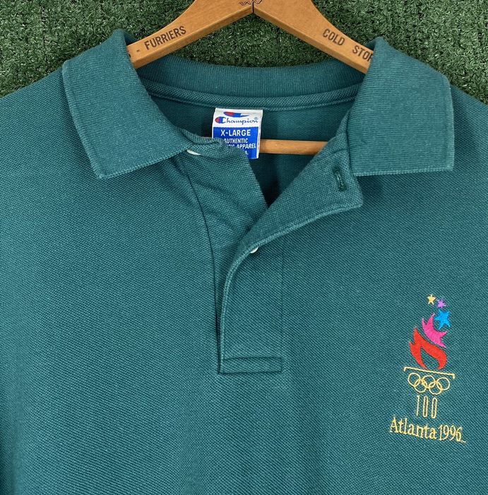 Champion Vintage 1996 Atlanta Olympics Champion Polo Mens XL USA Made ...