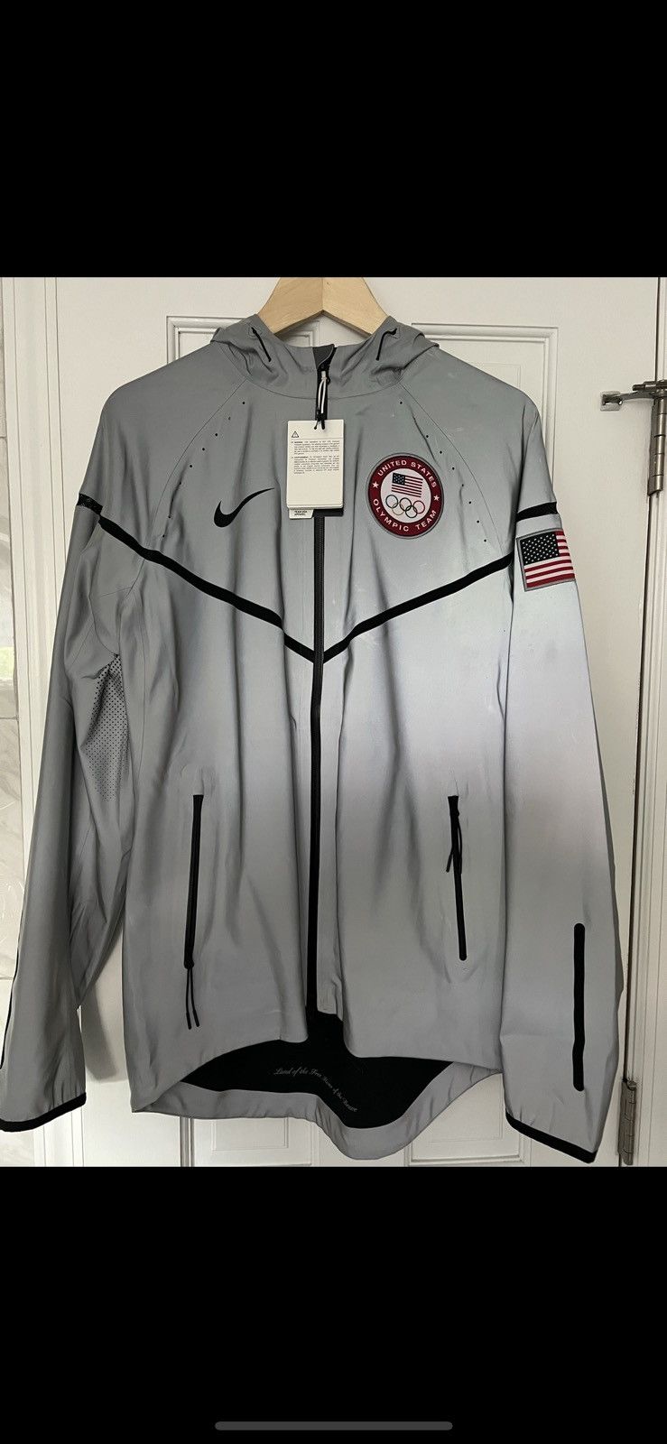 Nike Nike USA Olympics 2012 medal stand jacket 3M reflective | Grailed