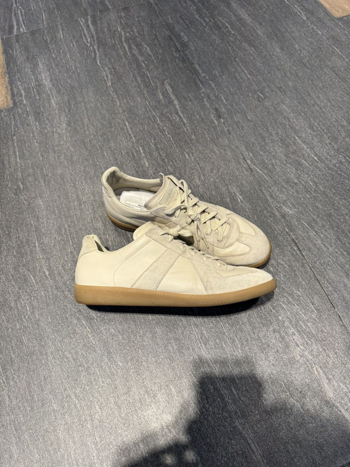 Maison Margiela Maison Margiela GATs light brown tan | Grailed