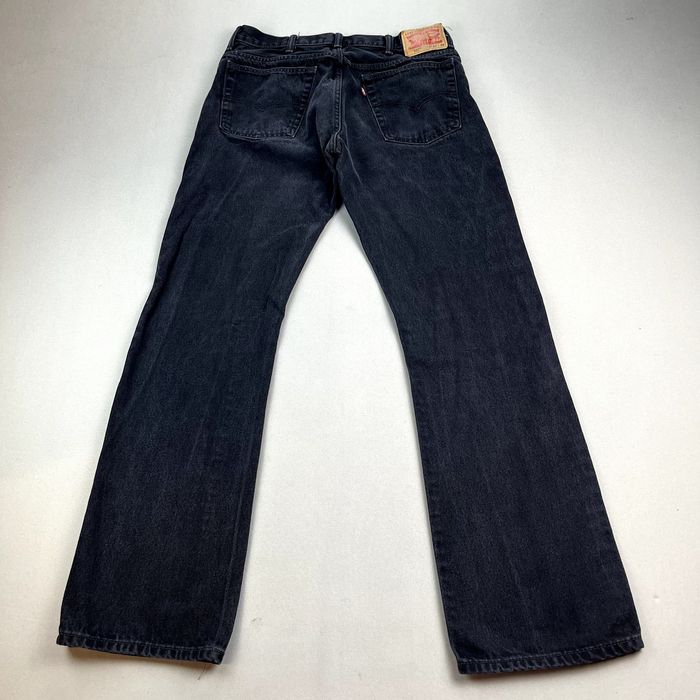 Levi's Levis 517 Jeans Mens 34x34 Black Denim Bootcut Charcoal Wash | Grailed