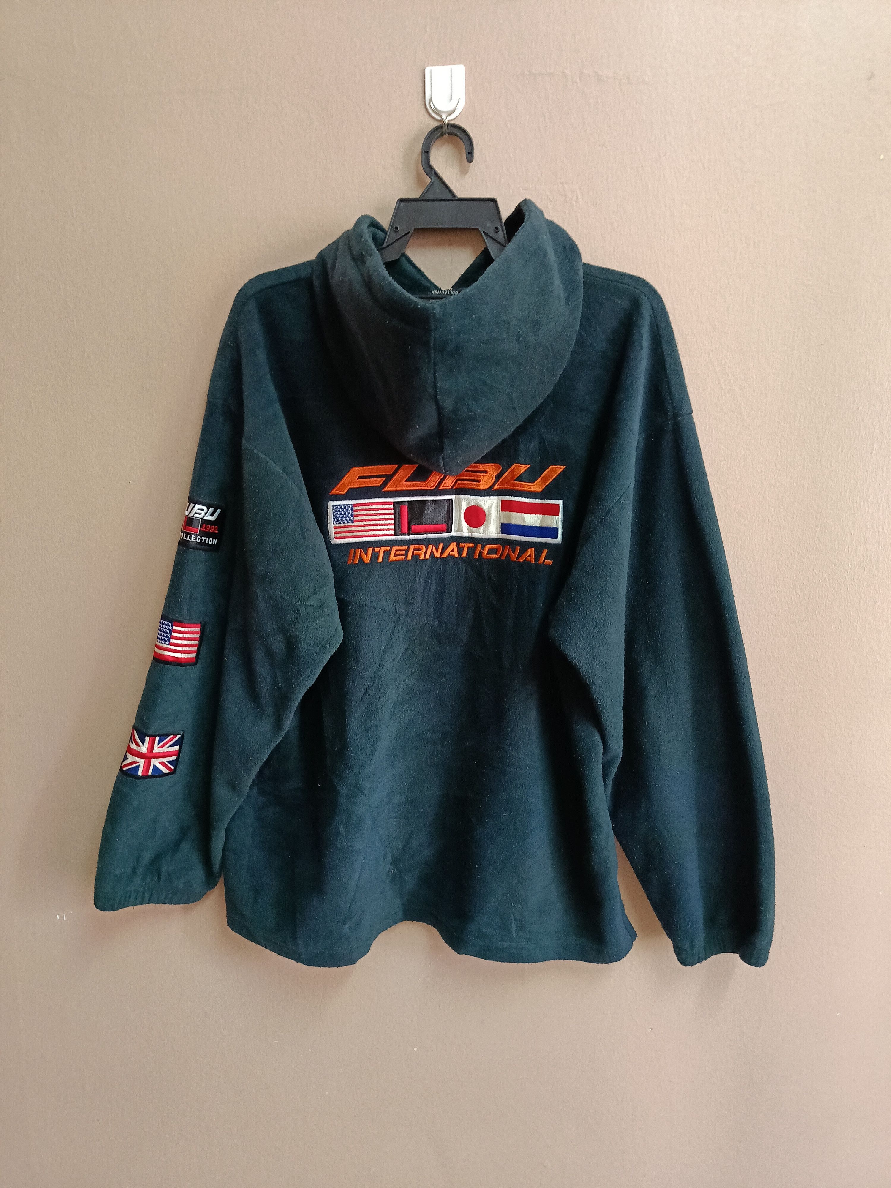 Fubu × Jnco × Vintage Vintage FUBU collection International Hoodie | Grailed