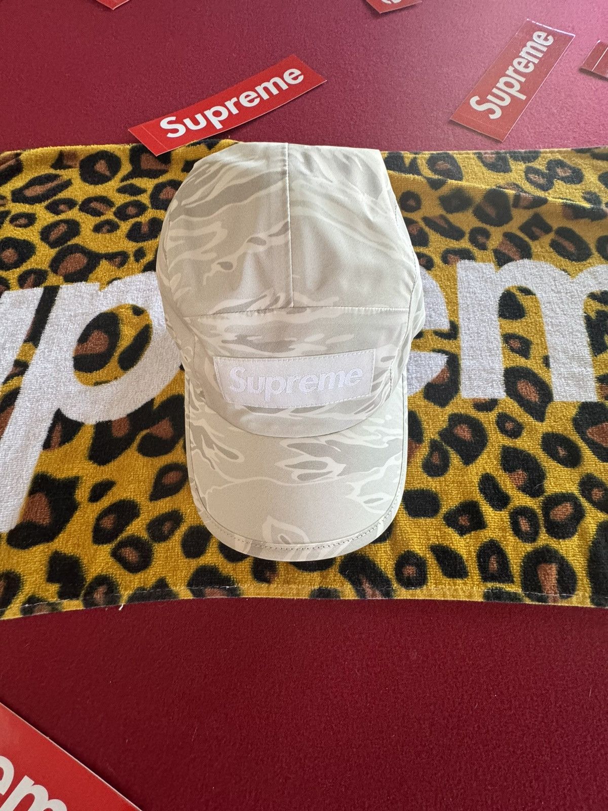 Supreme Supreme Tiger Camo Reflective Camp Hat | Grailed