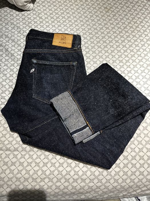 Pure Blue Japan Super Rough SR-013 18oz / Slim Taper | Grailed