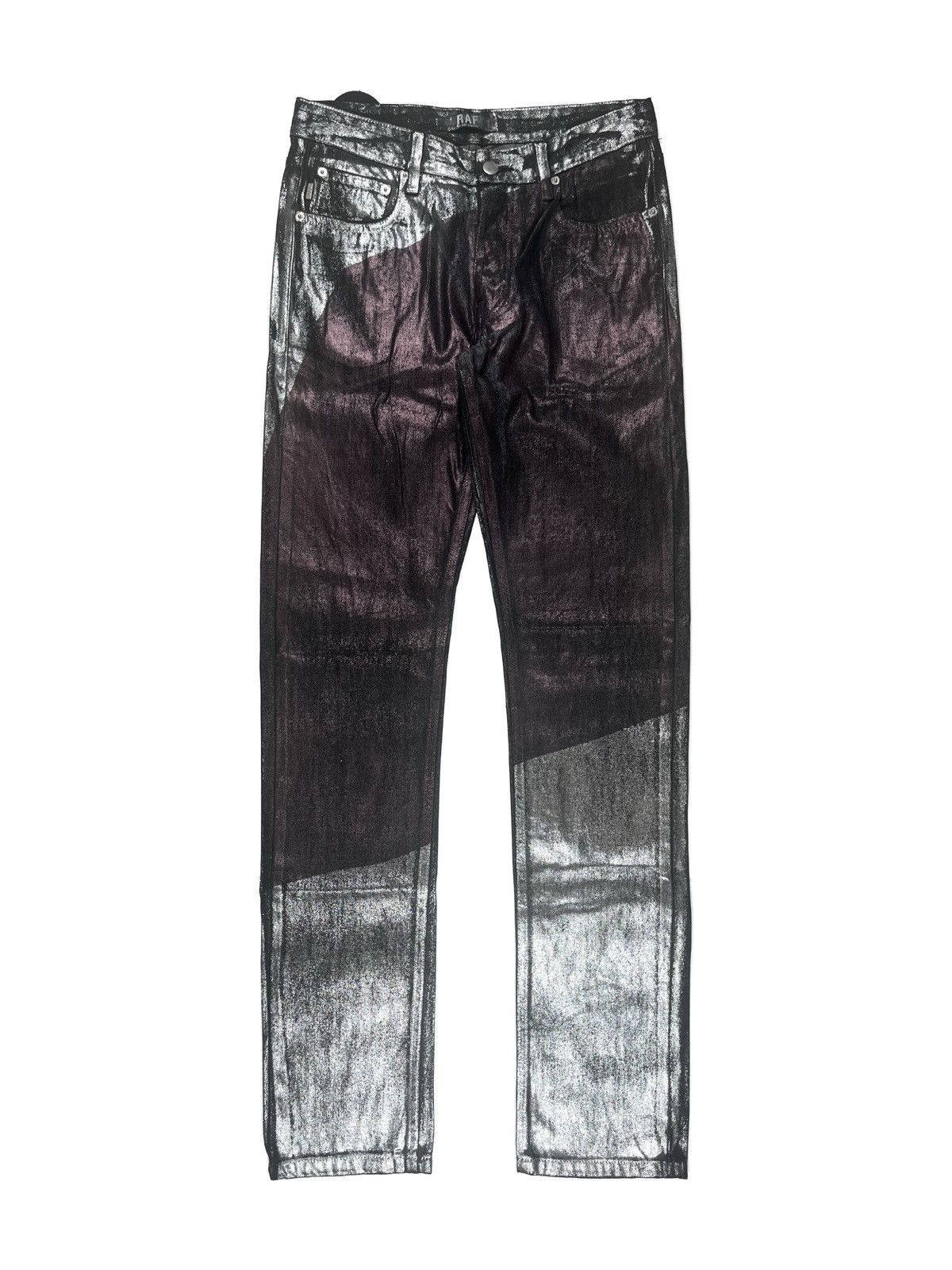 Raf Simons × Raf by Raf Simons Raf Simons Silver Bruise Waxed Coated ...