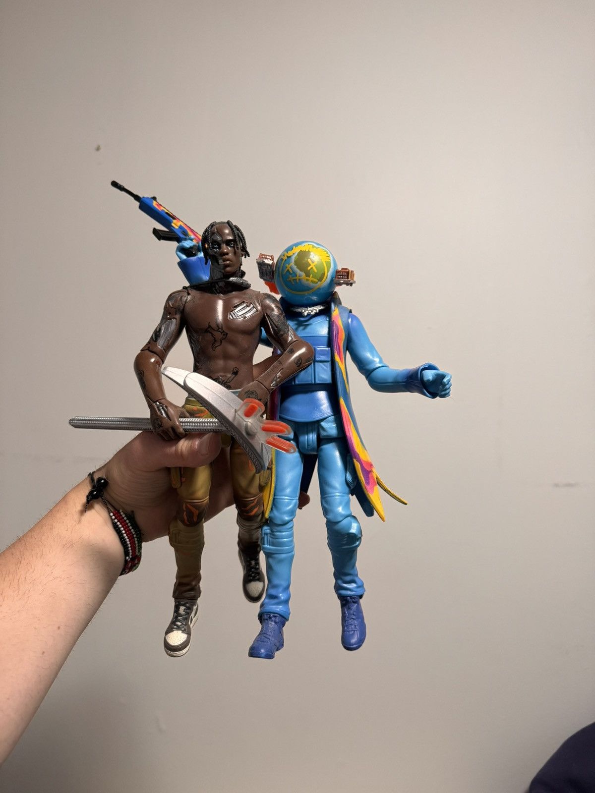 Travis Scott Travis Scott Fortnite action figures light up | Grailed
