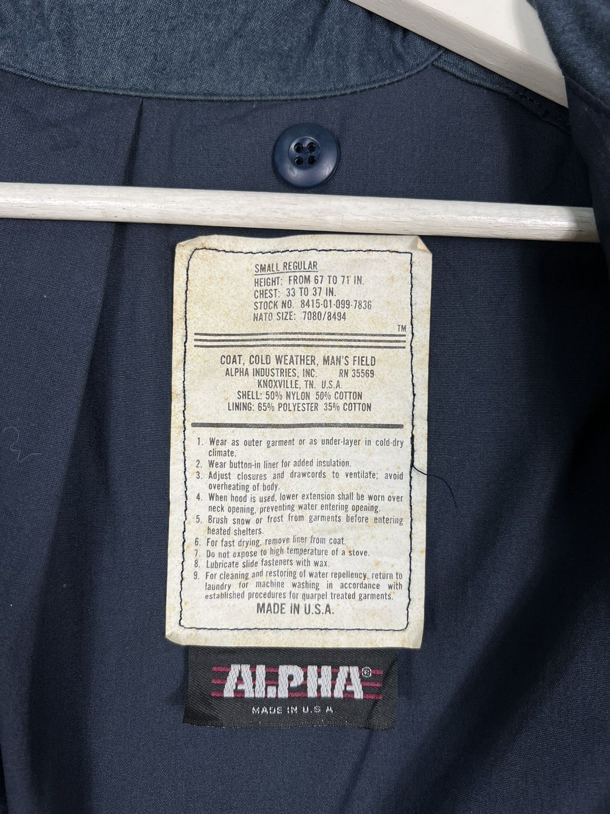 Vintage 🔥TRUE 70s VINTAGE ALPHA INDUSTRIES M65 FIELD JACKET USA MADE | Grailed