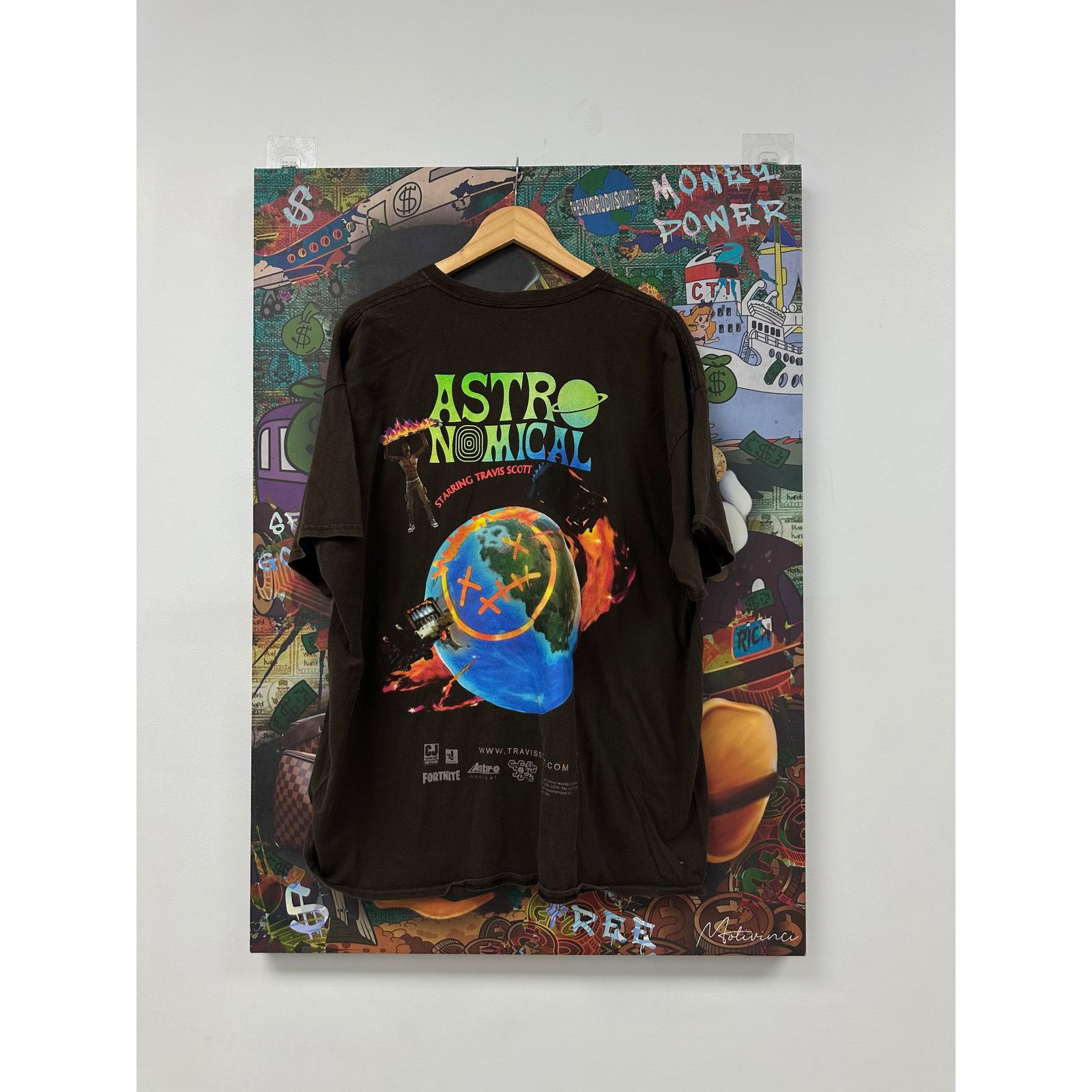 Travis Scott Travis Scott Tee Brown Used XL | Grailed
