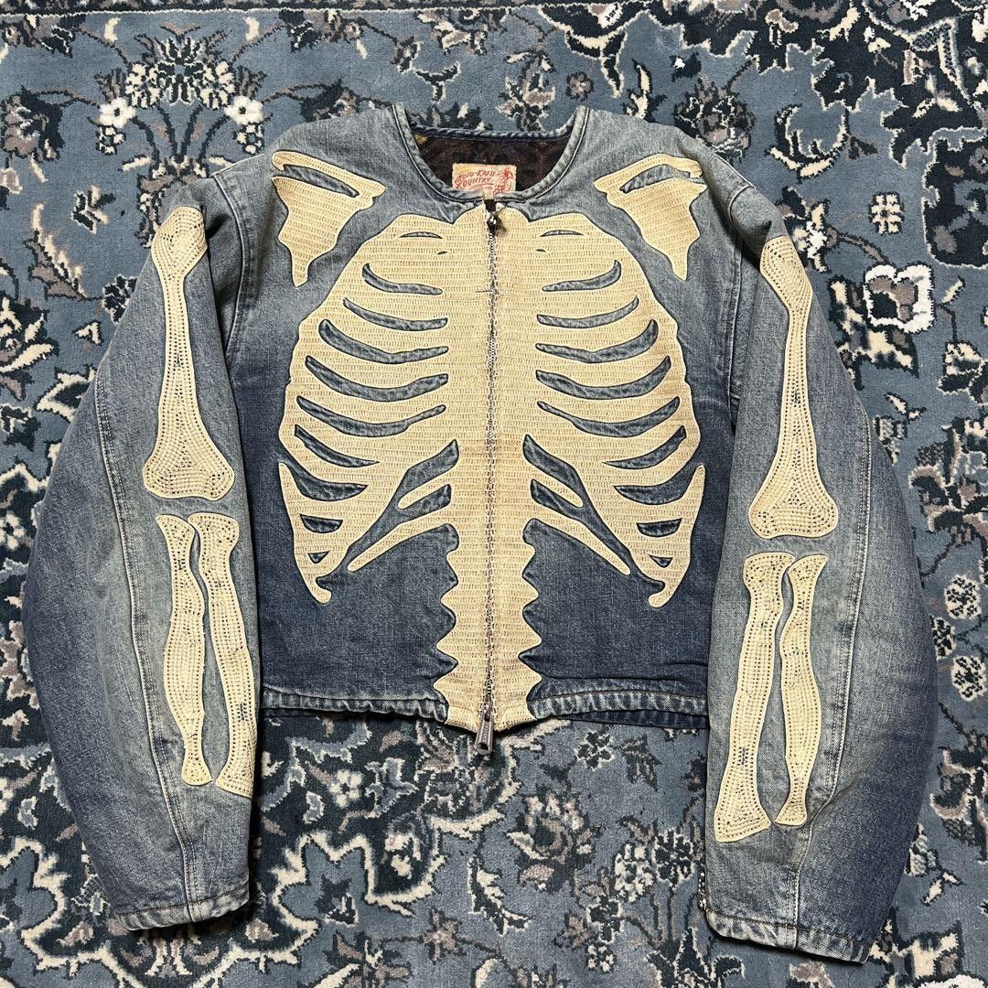 Kapital KAPITAL KOUNTRY BONE Denim Jacket Blue 3 | Grailed