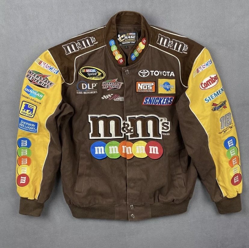 NASCAR Vintage M&M Kyle Busch Racing Jacket RARE | Grailed