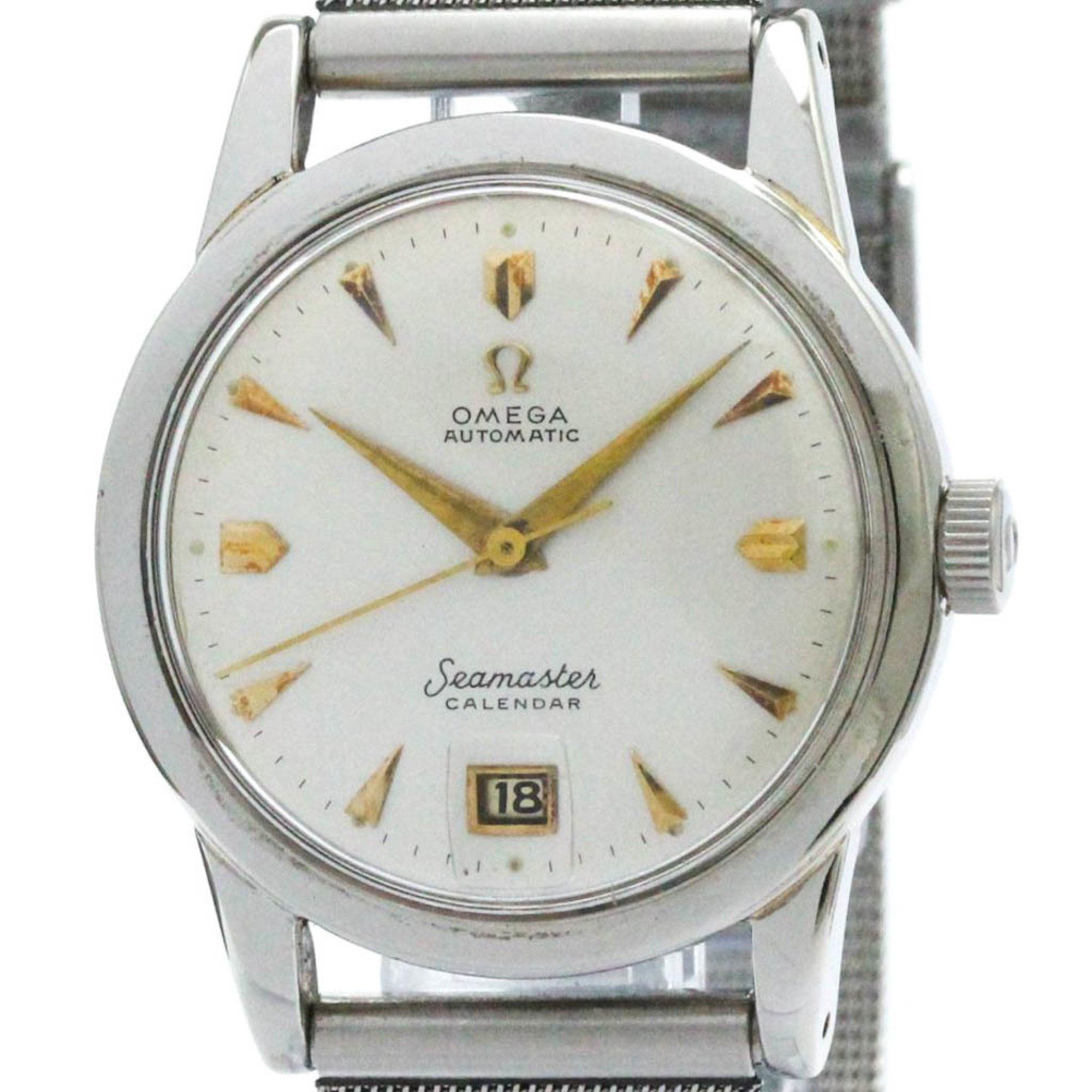Omega Vintage OMEGA Seamaster Calendar Cal 355 Steel Automatic Watch ...
