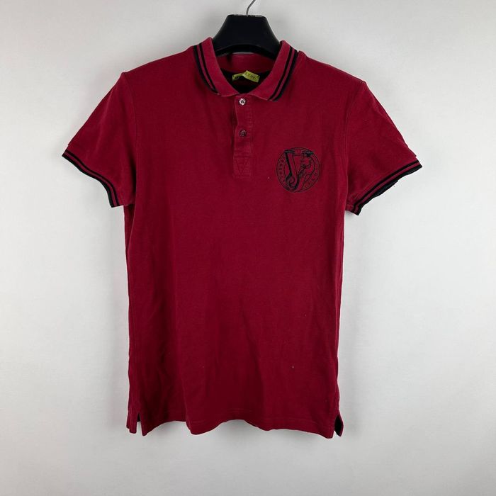 Versace Versace Collection Emroidered Logo Polo Shirt | Grailed