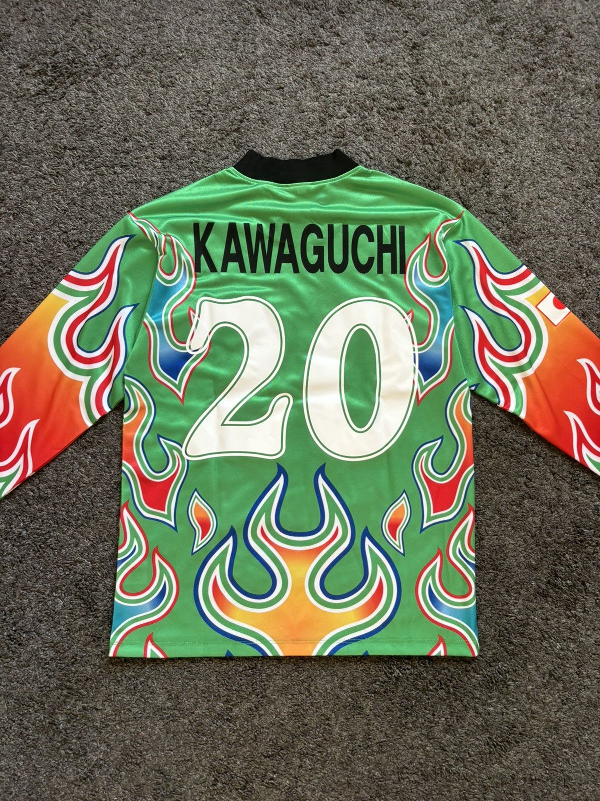 Edition Japan × Vintage Japan 1996 Kawaguchi flames vintage football ...