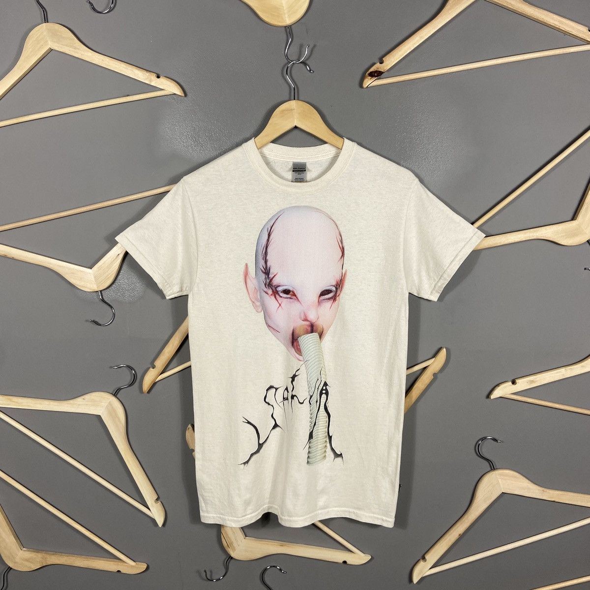 Art Salvia Band Abstract Art Face Graphic T-Shirt | Grailed
