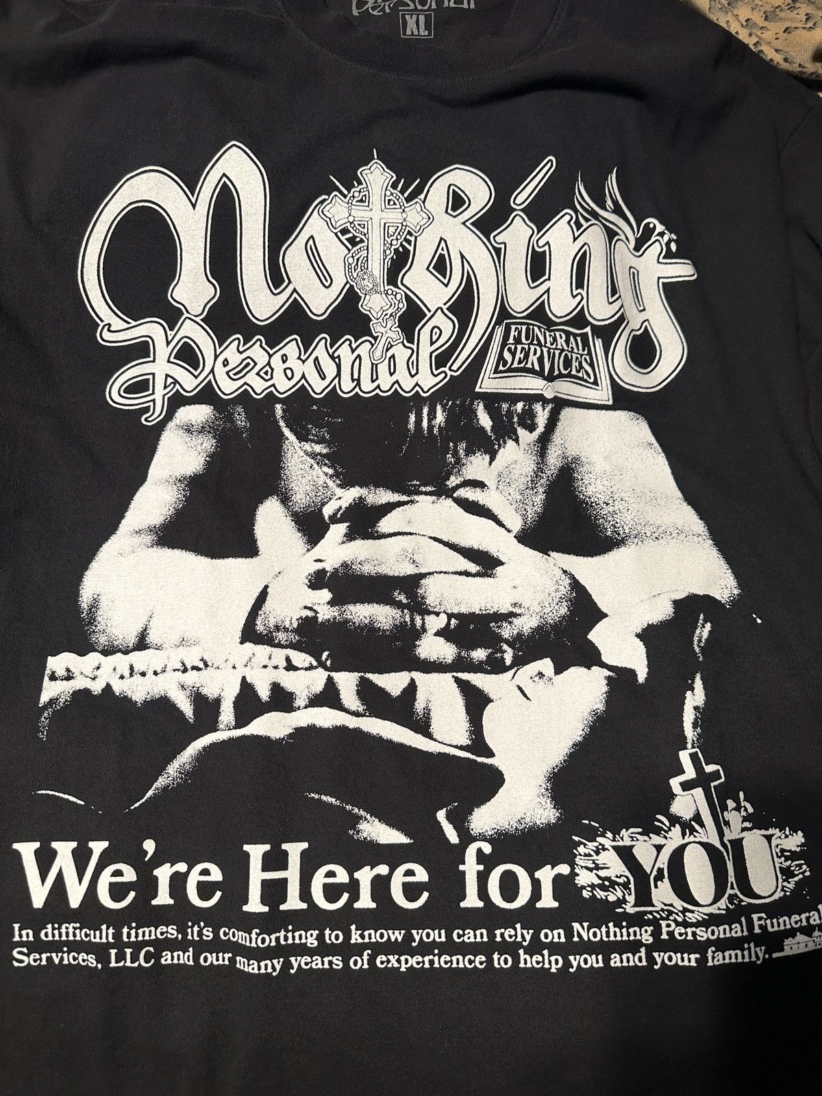 Designer × Streetwear × Vintage Nothing Personal Funeral Services T ...