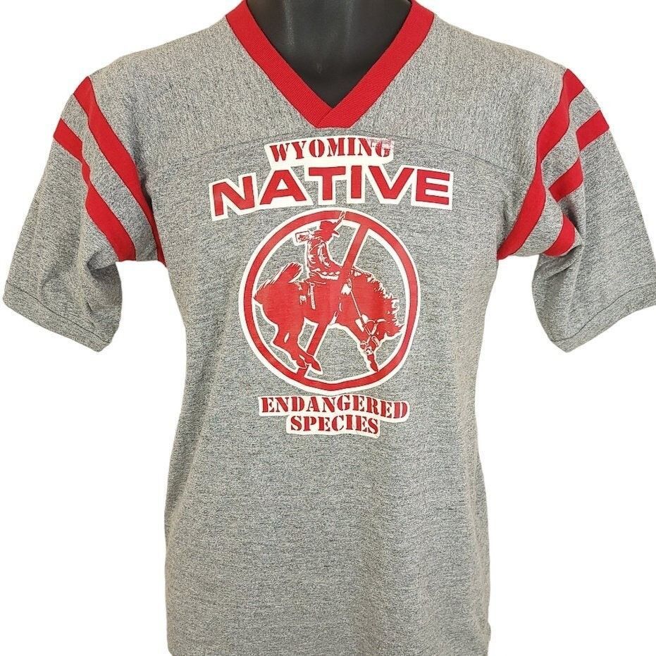 Vintage Wyoming Native T Shirt Vintage 70s Rodeo Cowboy Horse | Grailed