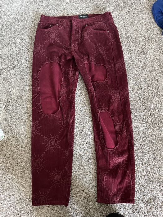 Menace Menace corduroy laser pants | Grailed