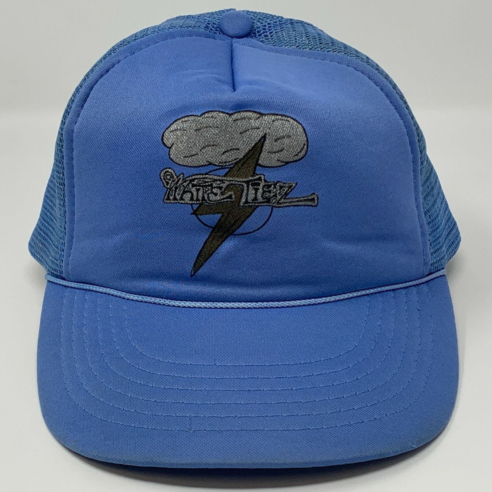 Vintage White Liez Vintage 90s Trucker Hat Blue Mesh Five Panel Cap ...