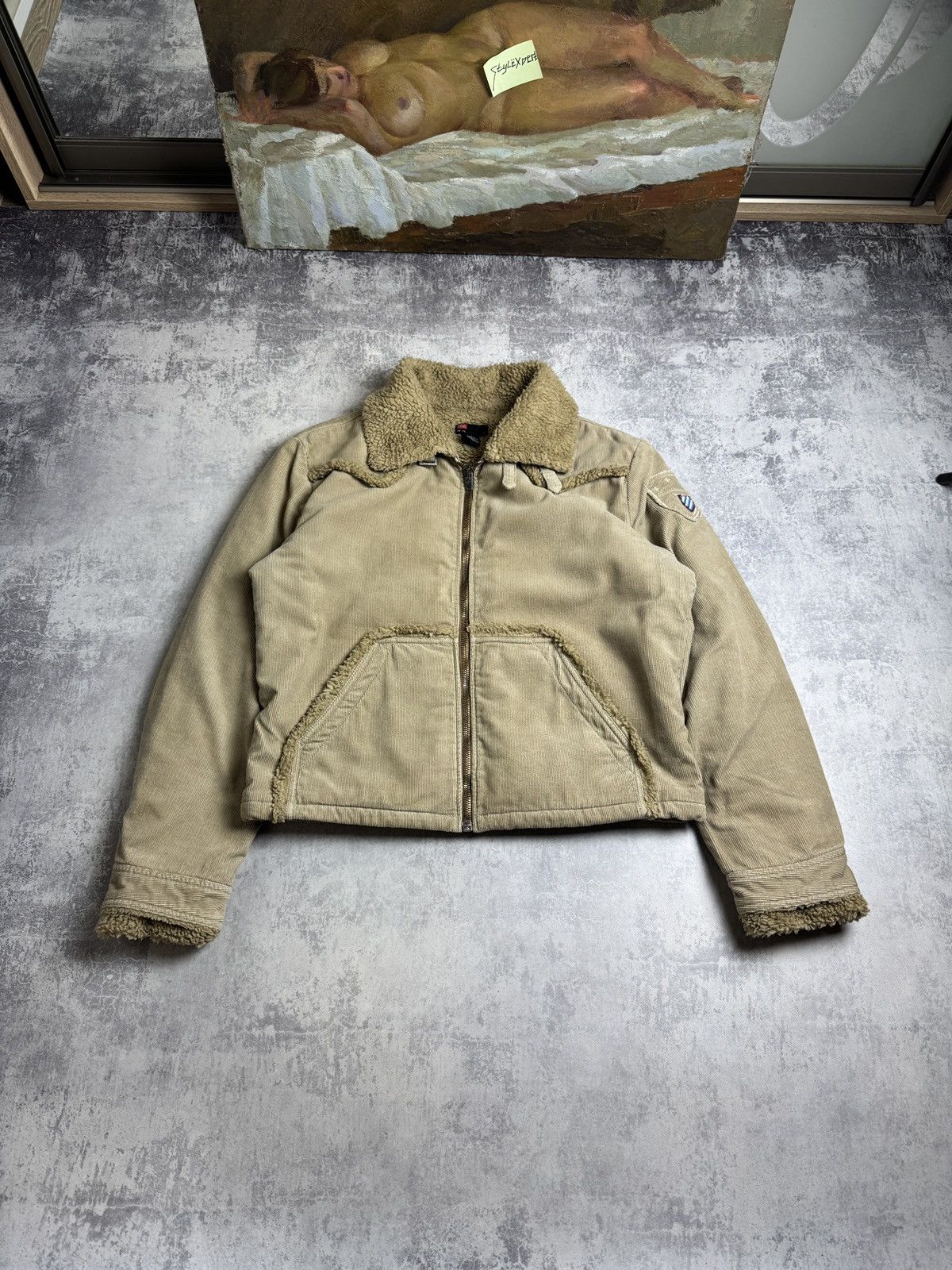 Archival Clothing × Diesel × Vintage RARE Diesel Shearling B-3 Type ...