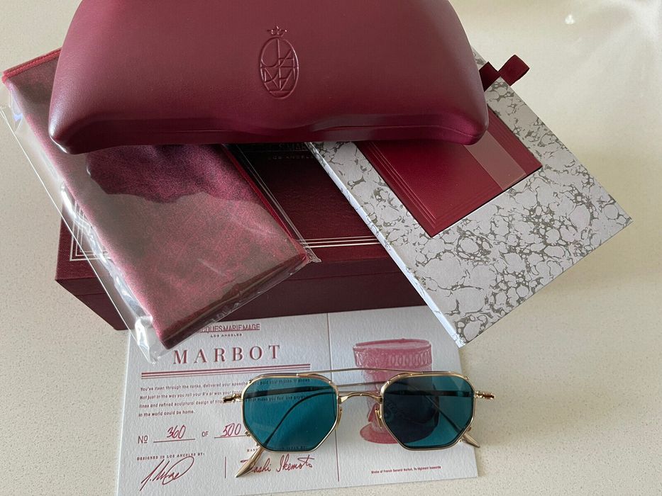 Jacques Marie Mage NEW JACQUES MARIE MAGE MARBOT GOLD BLUE LENS ...