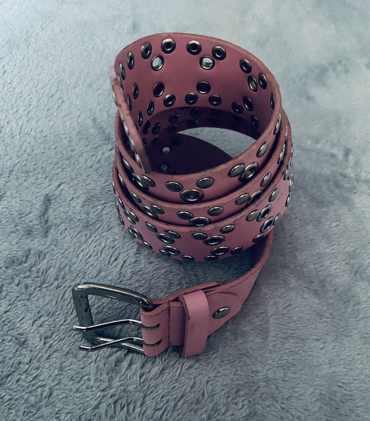 Vintage Vintage 90s Japanese Metal Punk Rock Emo Leather Belt Opium ...