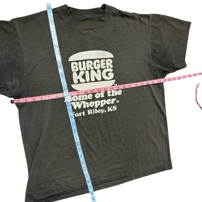 Vintage Vintage faded black burger King whopper tshirt | Grailed