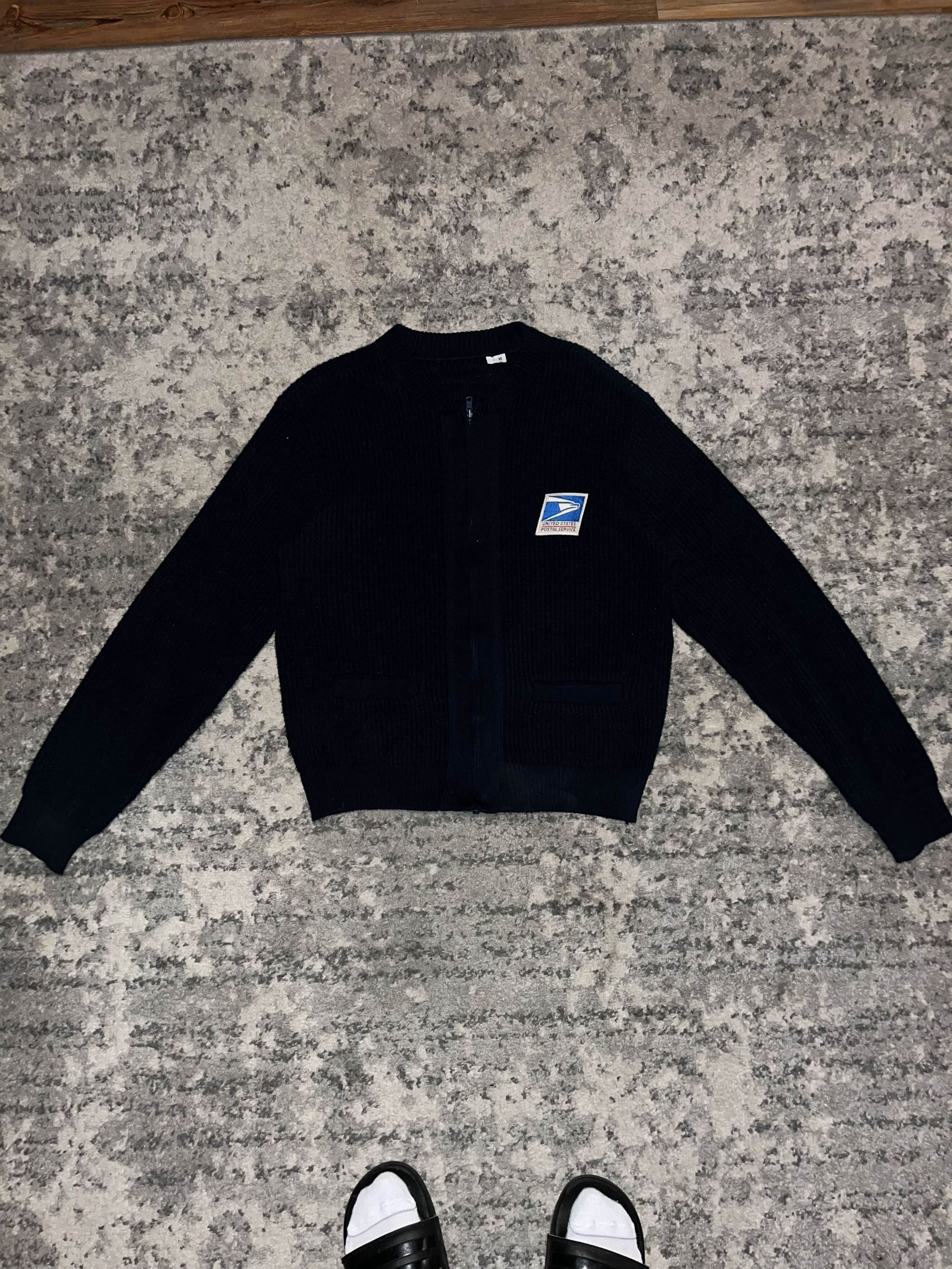 Brooksfield Vintage 90s Brookfield Uniforms USPS Cardigan | Grailed