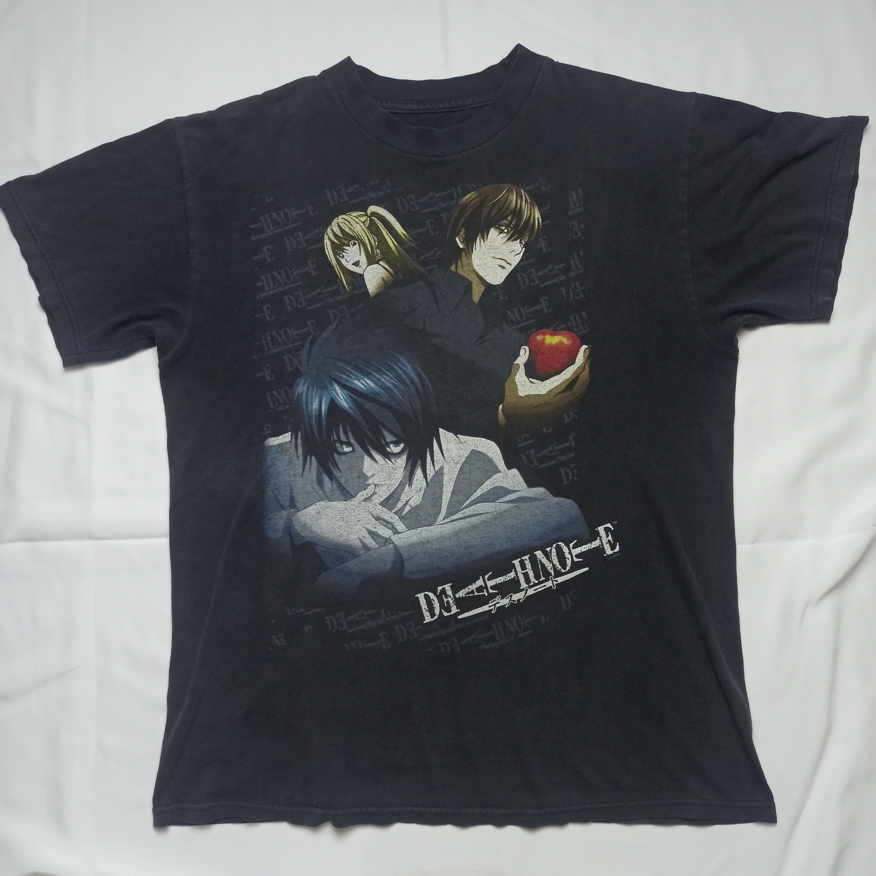 Vintage Rare 00s Death Note Official Skull Tag Anima T-Shirt | Grailed