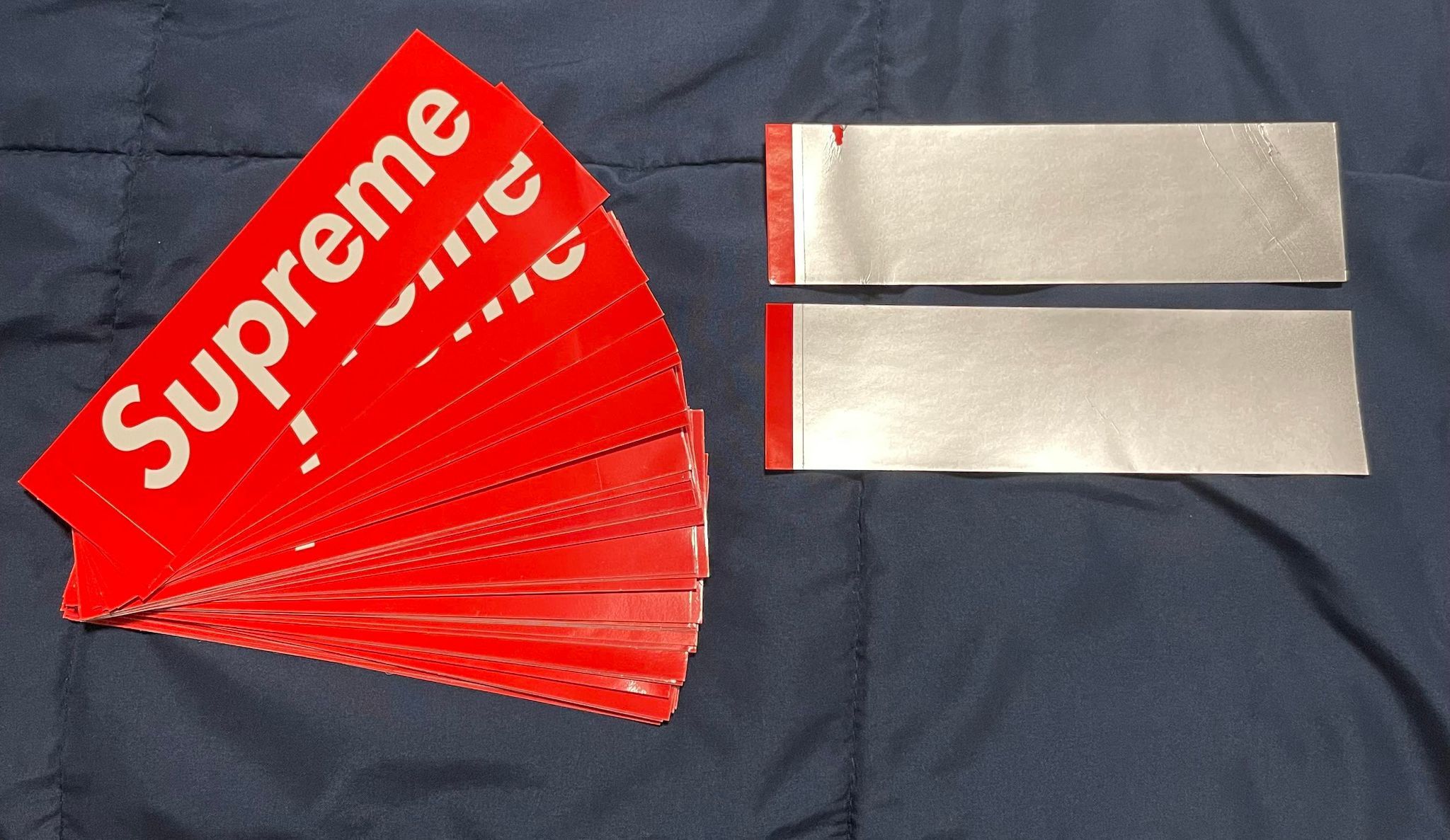 Supreme Supreme Box Logo Stickers + Scratch Off Box Logo Stickers | Grailed